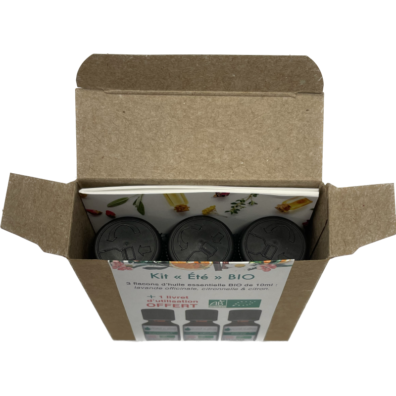 Kit « Été » 3 Huiles essentielles Bio